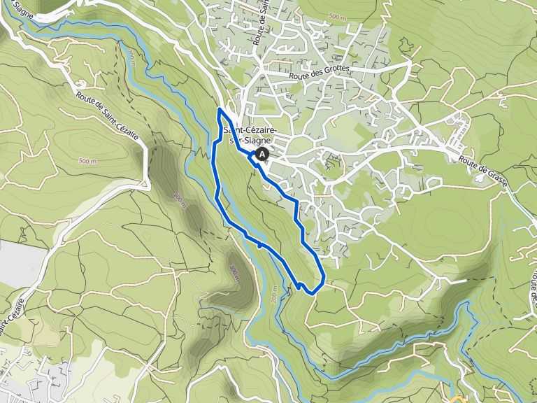 Pont et Grotte des Tuves de Saint-Cézaire-sur-Siagne – boucle dans le ...